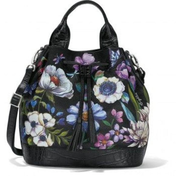Brighton | Bags | Designer Brighton Tulip Drawstring Bucket Bag | Poshmark